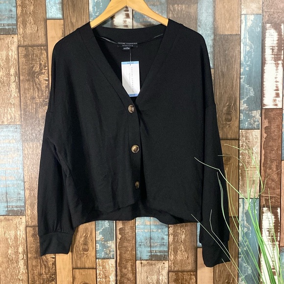 Social Standard | Sweaters | Social Standard Black Oversized Daytriper ...